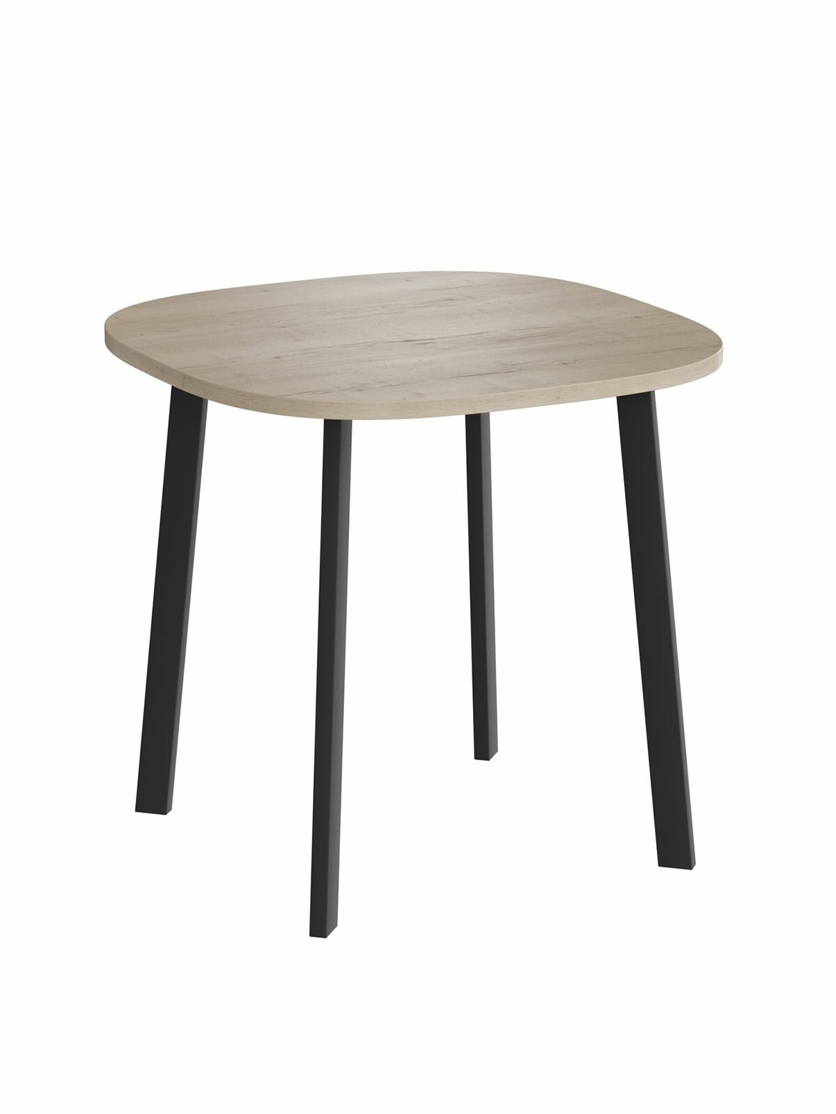 Стол кухонный УГО D-800 EGGER: Дуб Галифакс Белый нераскладной