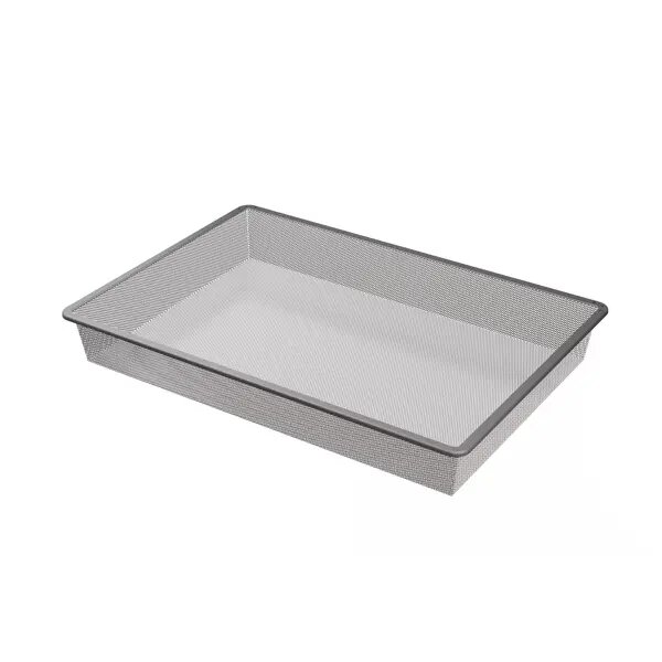Корзина мелкосетчатая Лион 74.2x51.1x8.5 см цвет серый