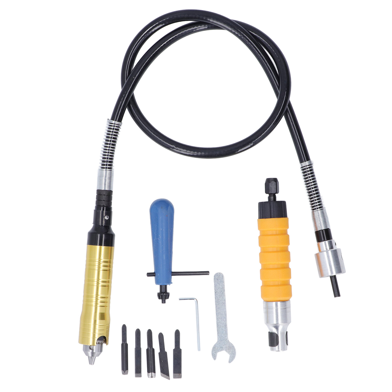 10 шт. гибкий адаптер патрона для электрической дрели, 10 шт. удлинитель гибкого вала для преобразователя дрели, высококачественный гибкий удлинитель для простоты использования