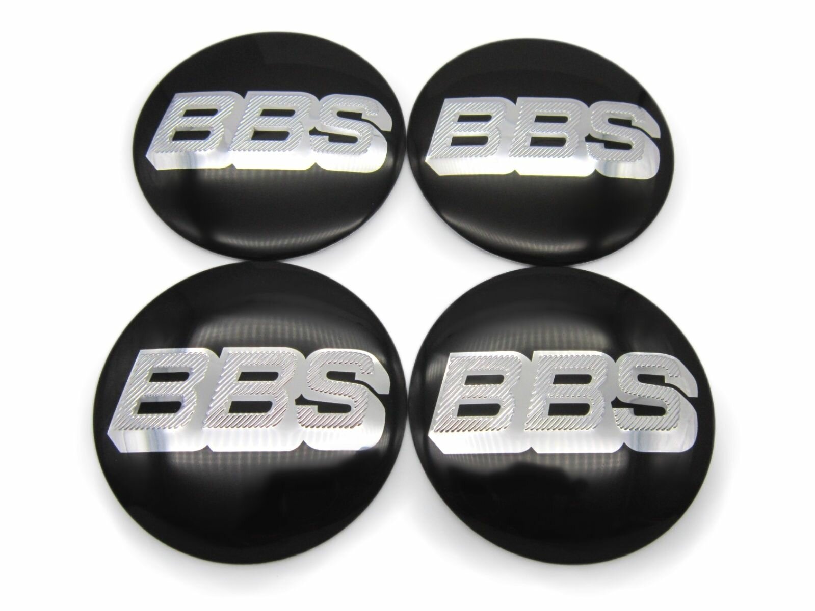 Наклейки на диски BBS black 60 мм