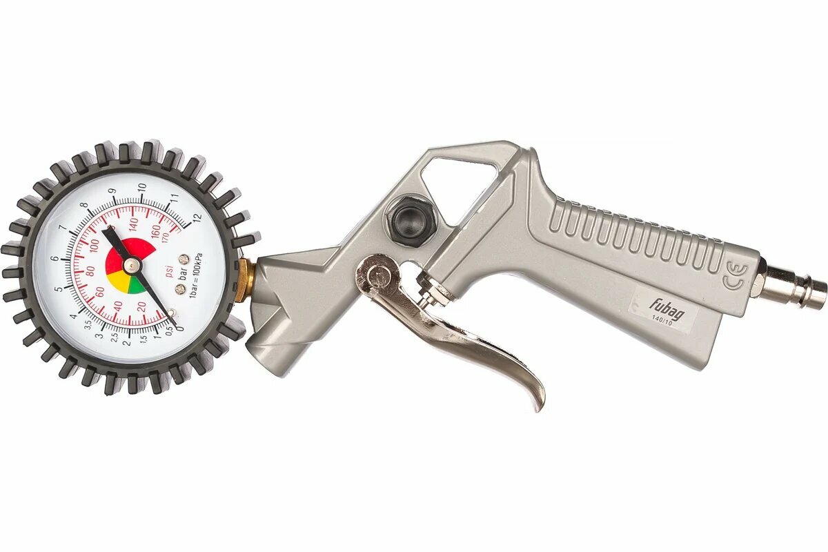 Пневмопистолет для накачки шин FUBAG, с манометром, 140 л/мин