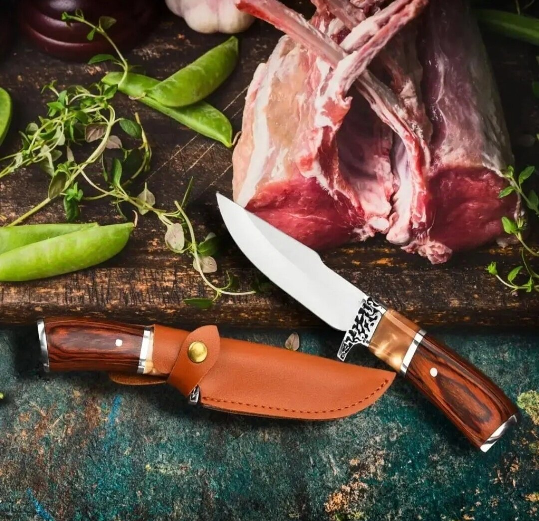 Нож с ножнами "Columbia", для охоты, рыбалки, туризма