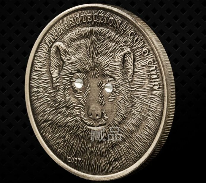 16 Монгольские животные с бриллиантами памятная монета 500 тугриков