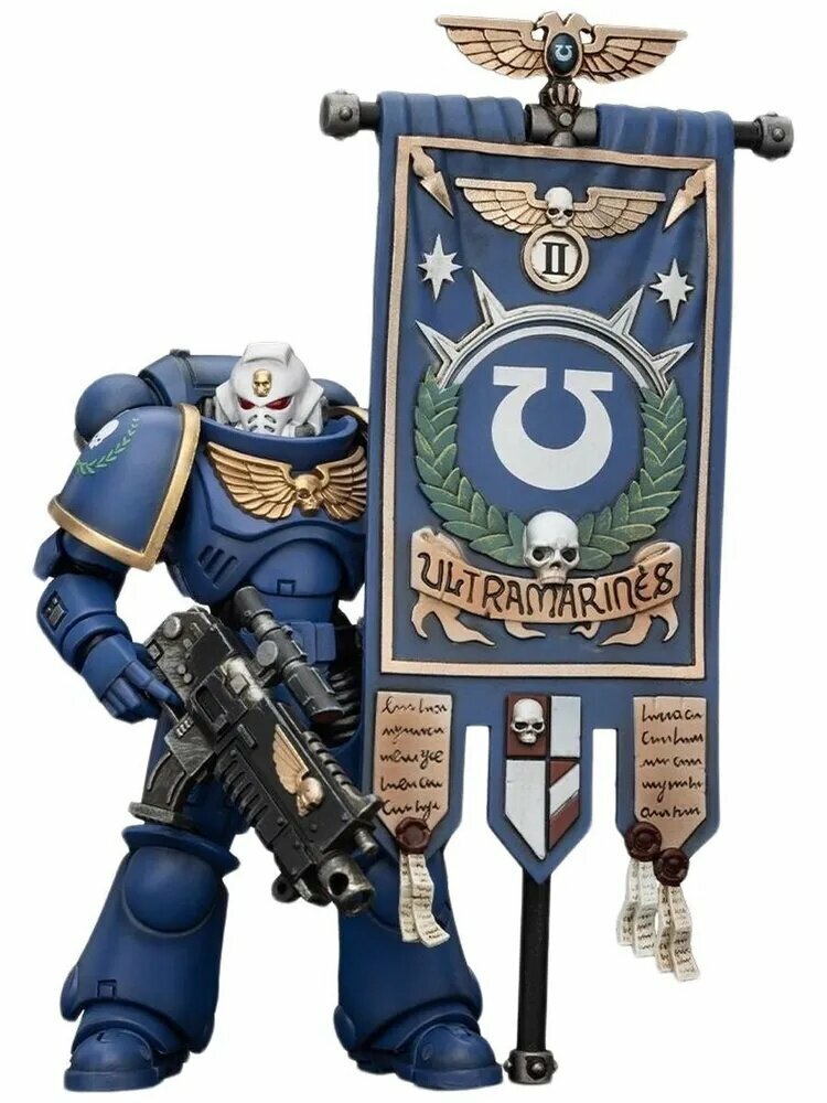 Подвижная фигурка 1/18 JOYTOY Warhammer 40K Ultramarines Heroes of the Chapter Primaris Ancient Posca Игры для персонажей Коллекция подарков на день рождения