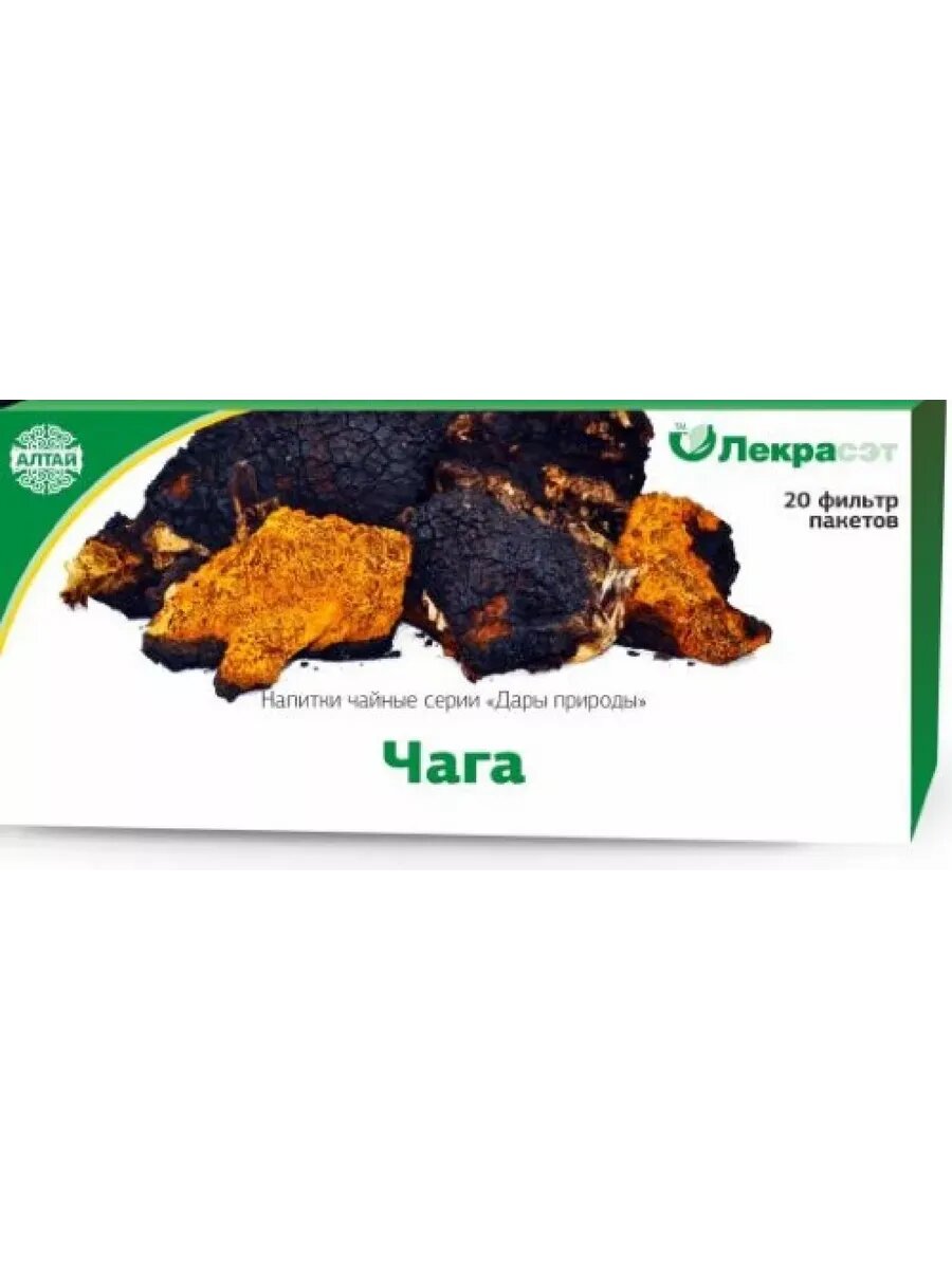 Чага лекра-сэт 1,5 20 шт. фильтр-пакеты-2шт.