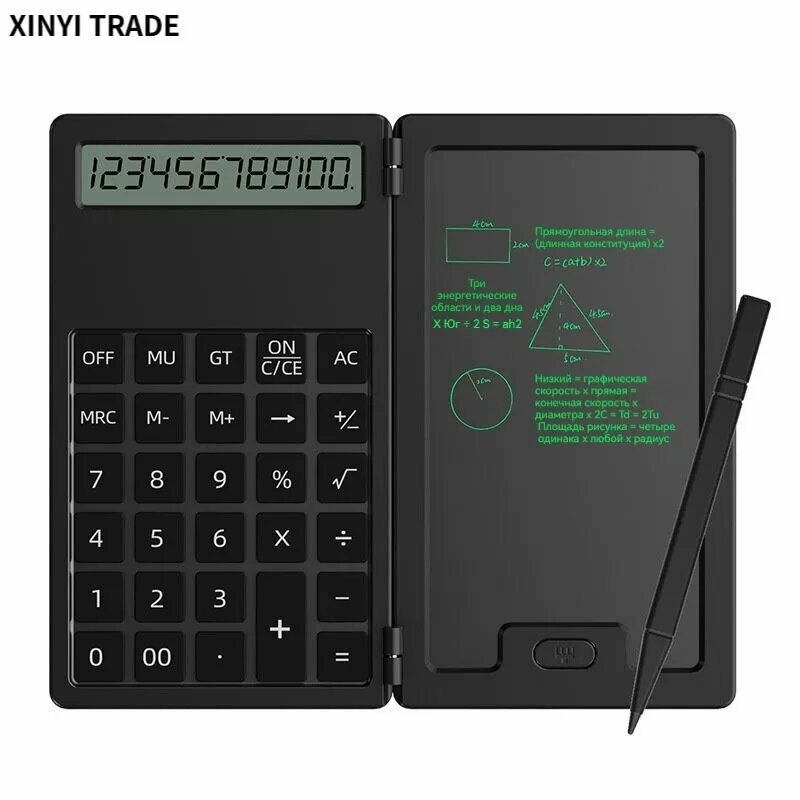 Настольный калькулятор 12-разрядный с двойным питанием 130x90 мм солнечная батарея