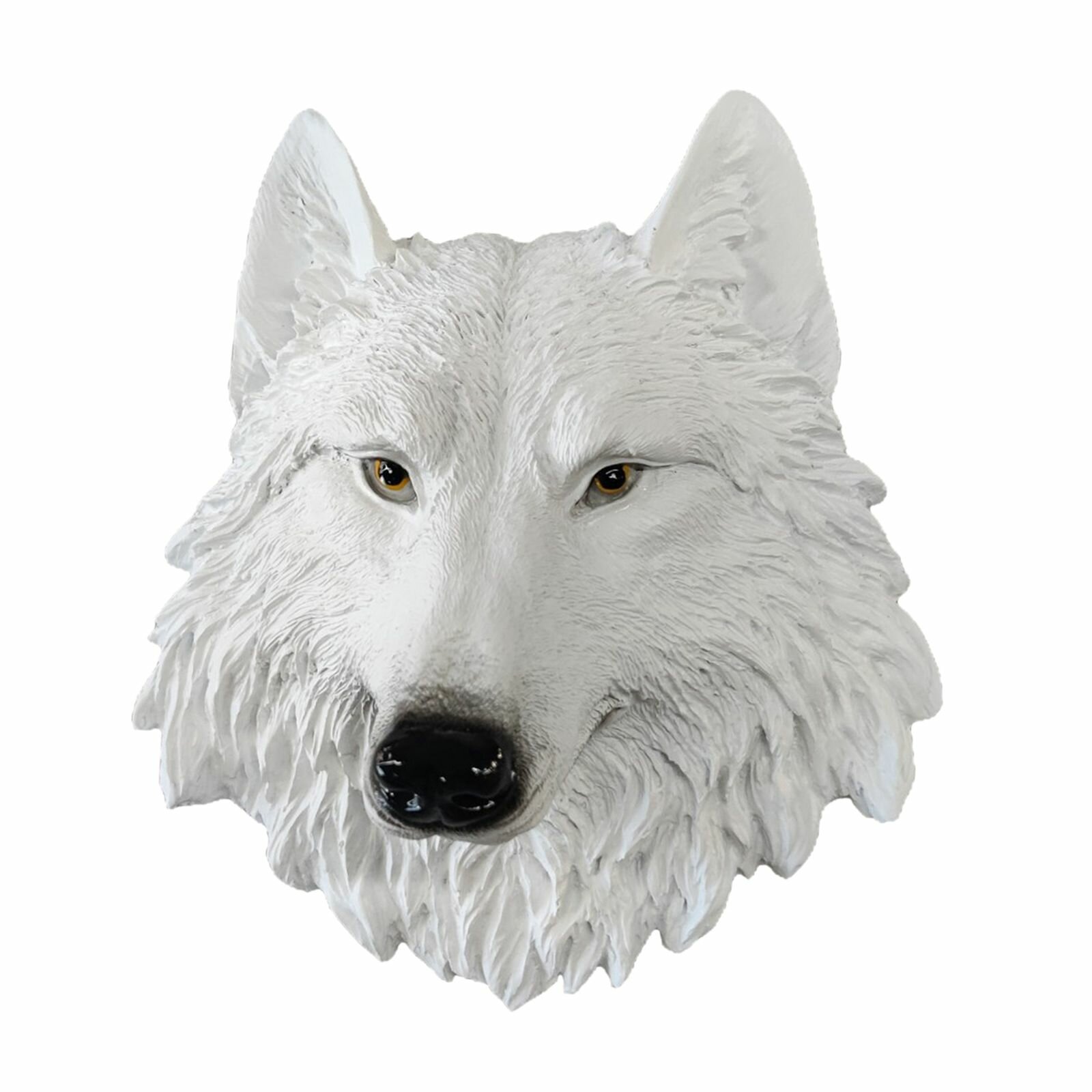 3D бюст головы диких животных висит стене