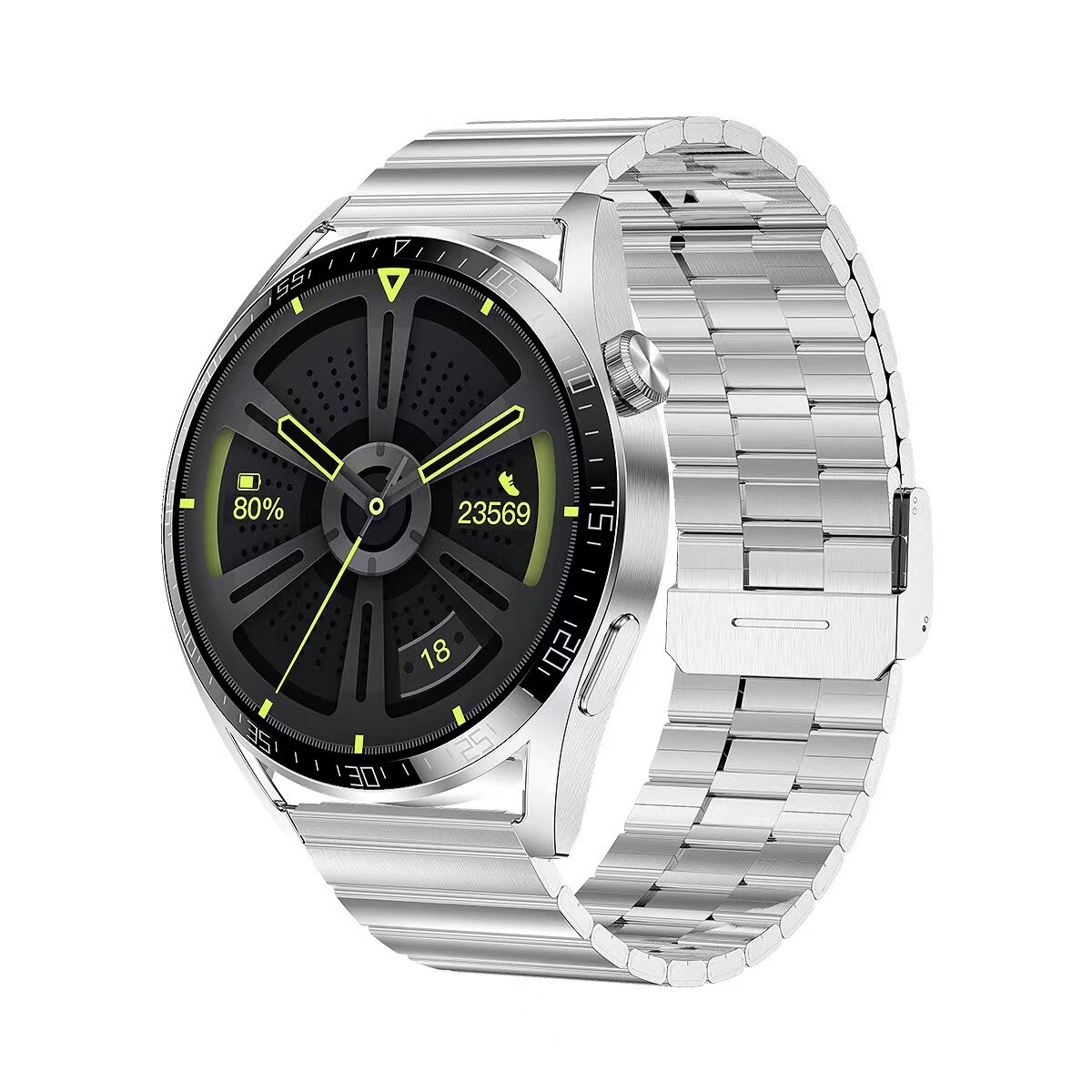 Умные смарт часы GT4 max Smart Watch iOS Android, серебристые
