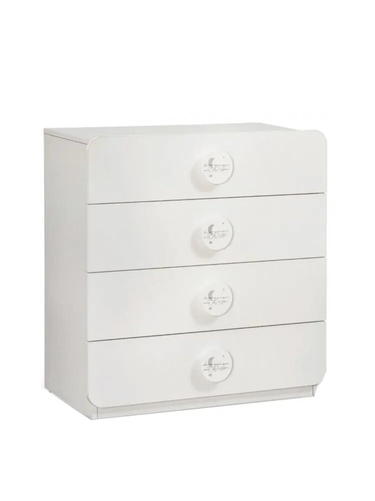 Комод Cilek Baby Cotton SL для детской комнаты 77x80x41см, белый