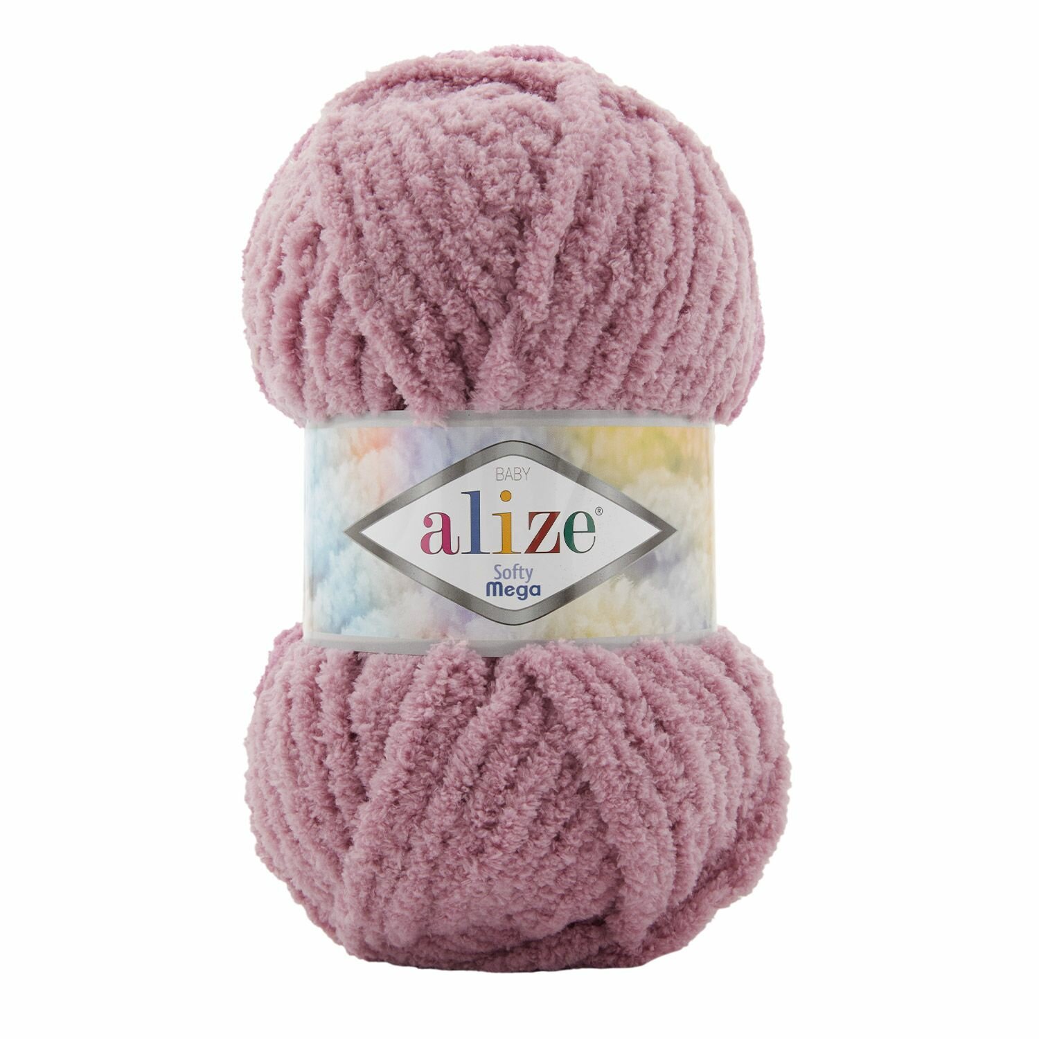 Пряжа для вязания Alize Softy Mega 295 светло-розовый 100 гр/70 м 100% микрополиэстер