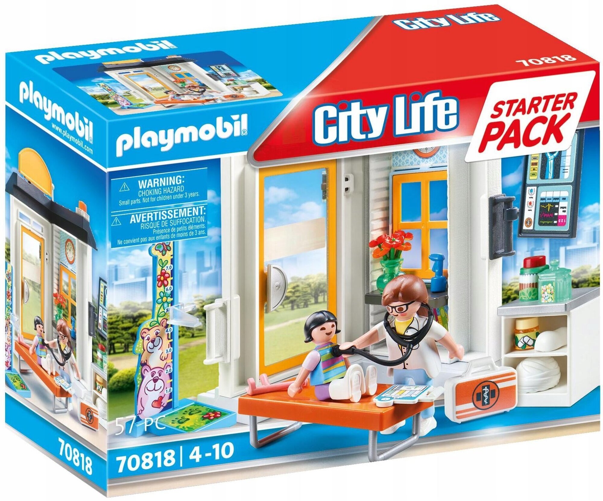 Конструктор Playmobil "Детский доктор", 57 элементов, от 4 лет