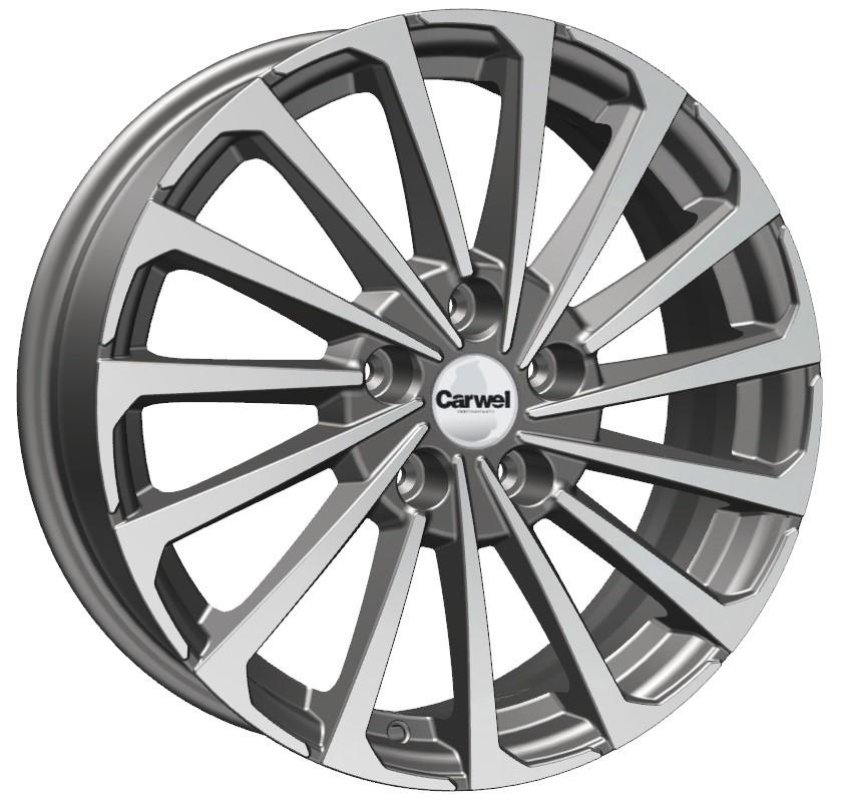 Диск колесный Carwel Кагра 1721 (Focus-Kuga) 6,5x17 5x108 Dia63.4 ET50 цвет AGR
