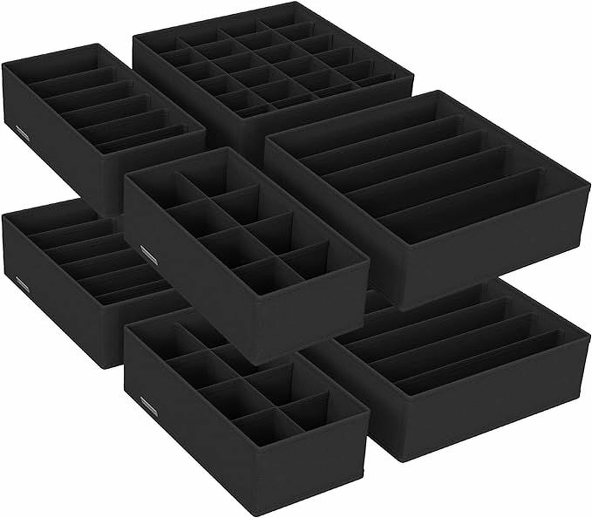 Органайзер для хранения нижнего белья SONGMICS - набор из 8 шт, черный, B091GQ2ZVT