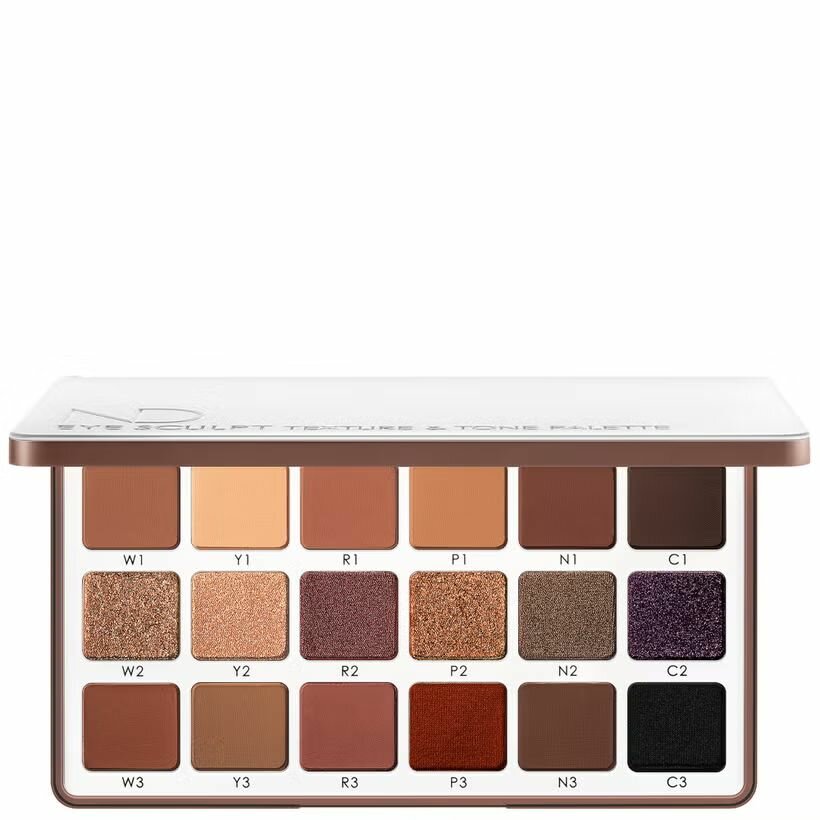 Natasha Denona Палетка теней для век Eye Sculpt texture and tone eyeshadow palette - Dramatic