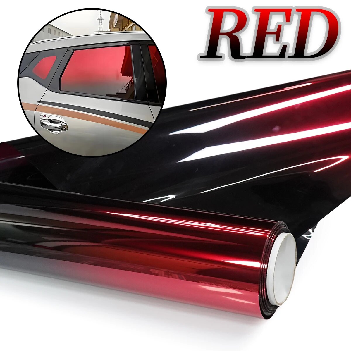 Red пленка для тонировки автостекол 50x5м