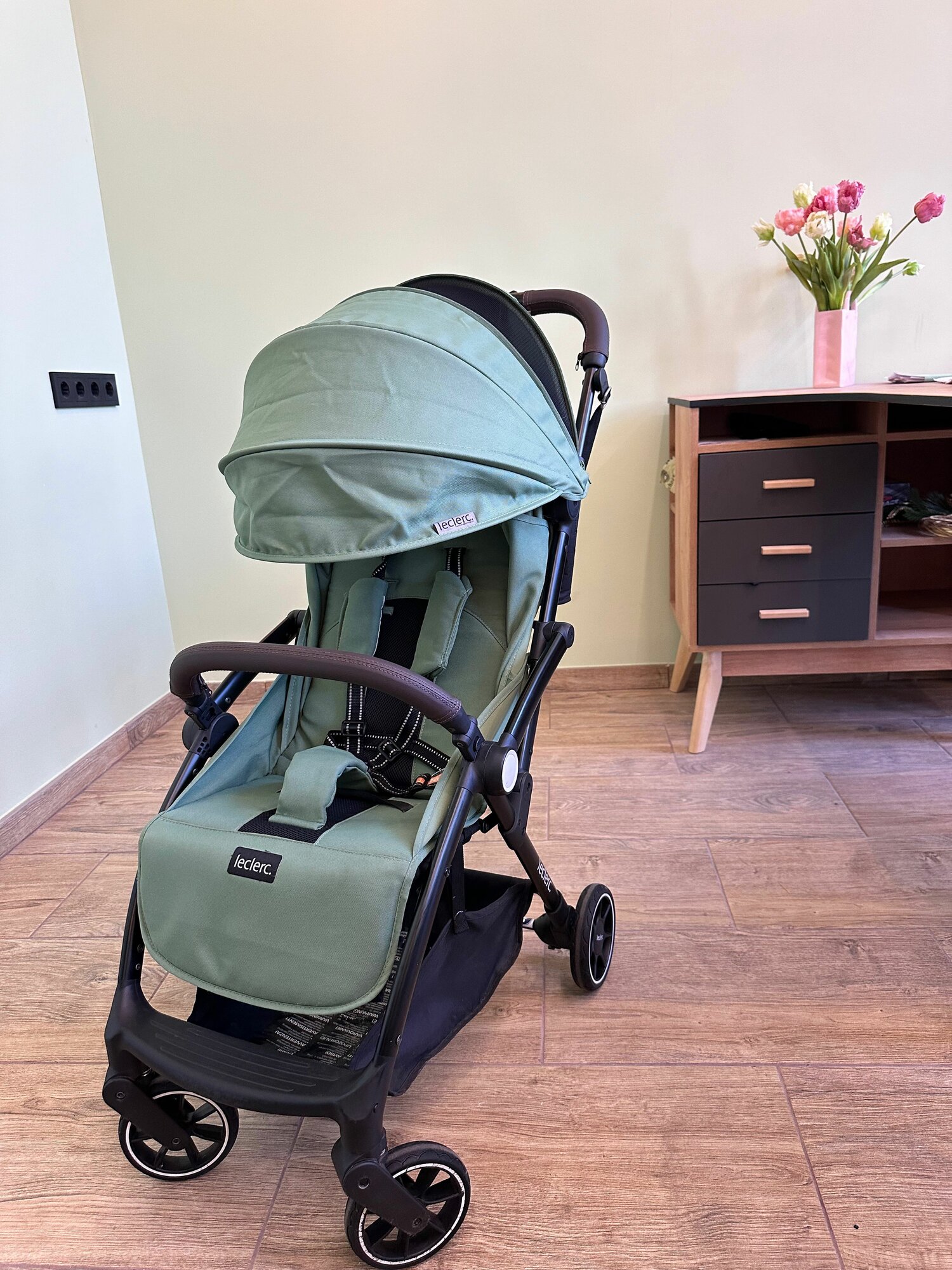 Комплект чехлов для коляски Leclerc Magic fold( на бампер + ручку мамы)