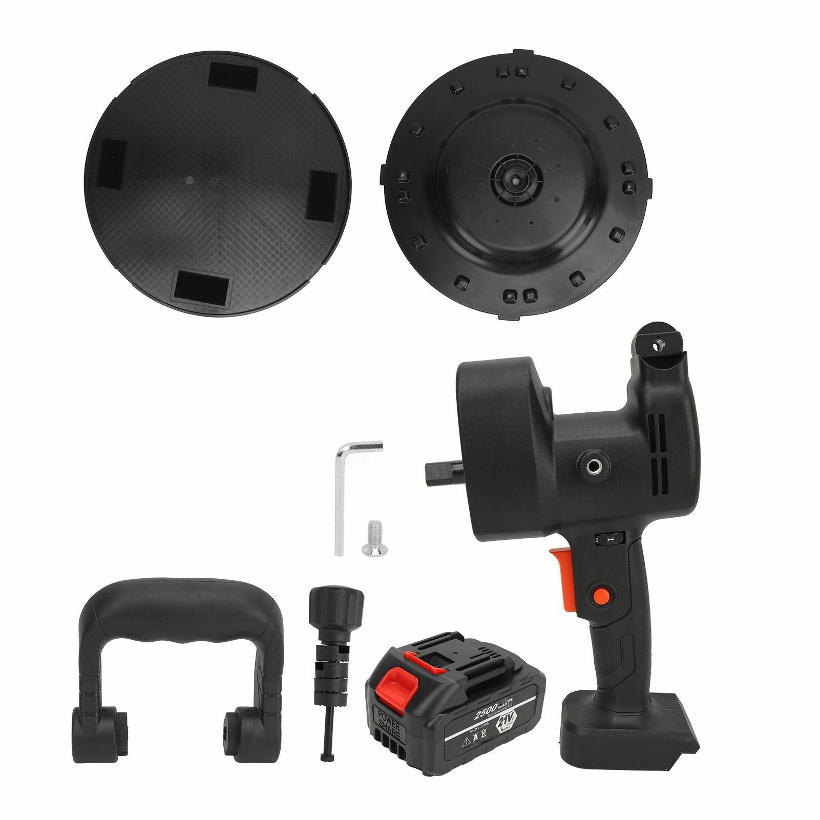 Беспроводной электрический шпатель для штукатурки стен (80-240V, EU Plug)