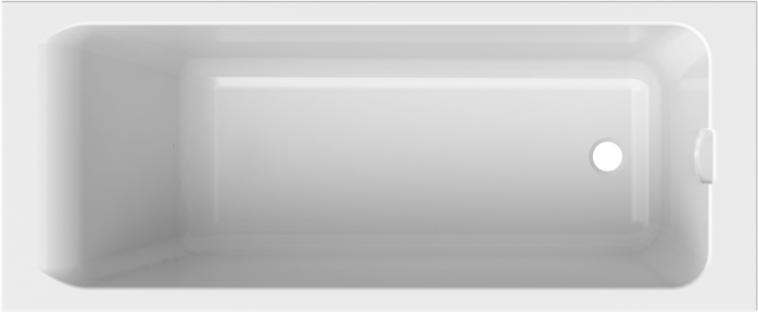 Акриловая ванна Radomir Vannesa Агата 2-01-0-0-1-227Р 175x75 см, пристенная, белая, с каркасом