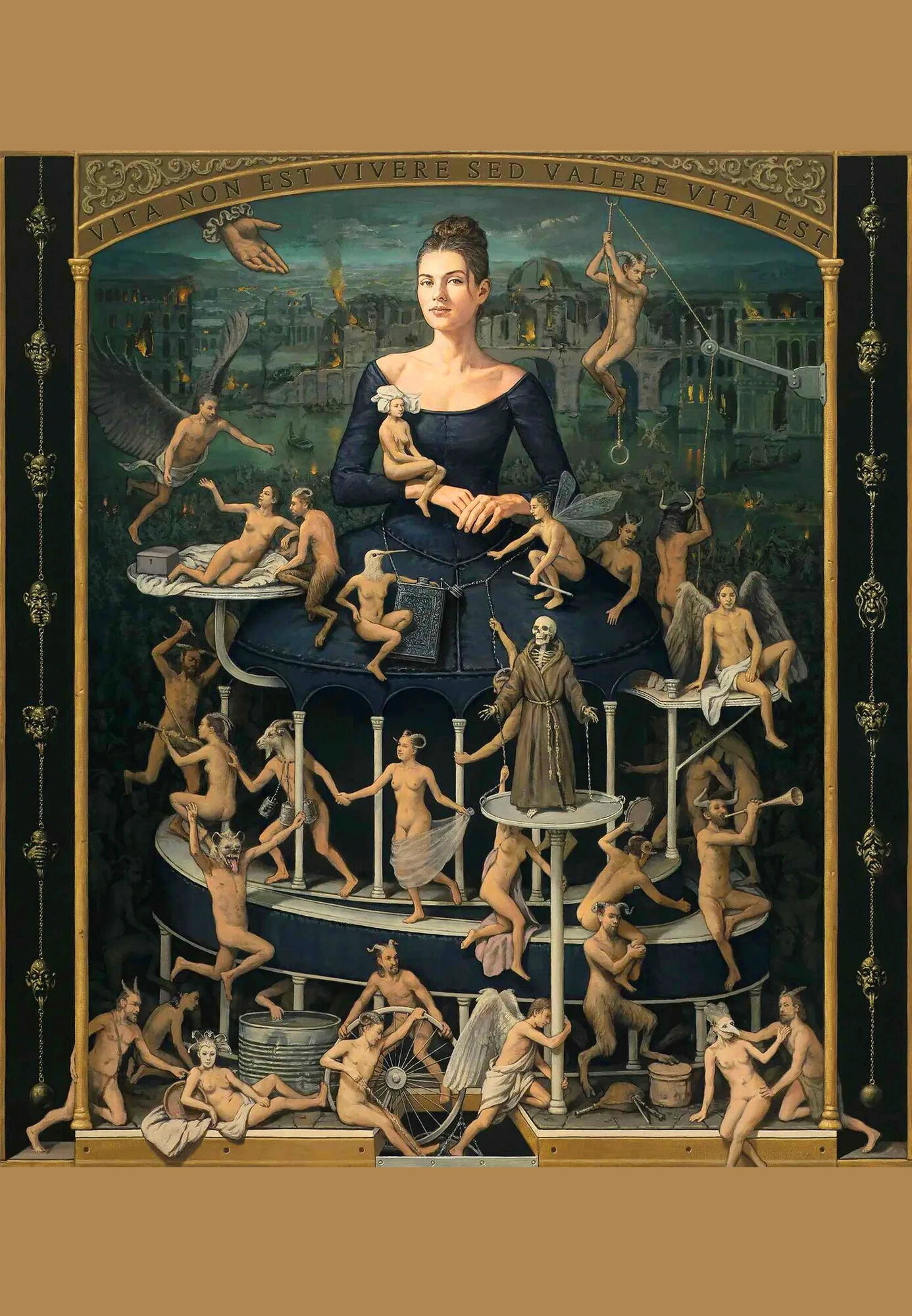 Плакат, постер Жизнь-не просто существование на бумаге, размер 21х30см