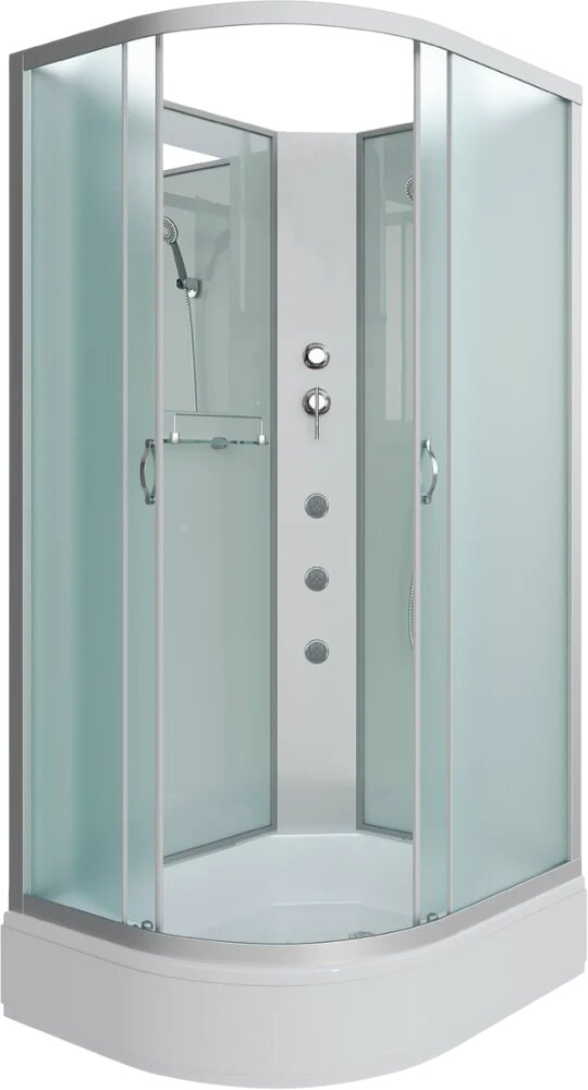 Душевая кабина Niagara Classic NG-33394-14RBKG 130х90 см, без крыши, с гидромассажем