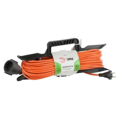 Удлинитель ЭРА на рамке 1 гн 30м ПВС 2х1 UFx-1-2x1.0-30m (6)