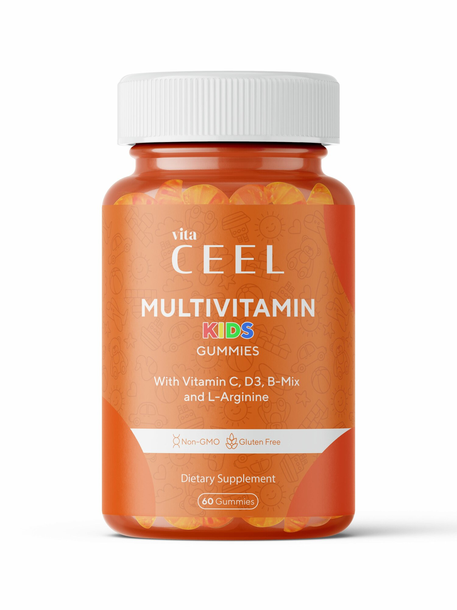 Мармелад Multivitamin Kids витамины для детей, 60 шт, Турция