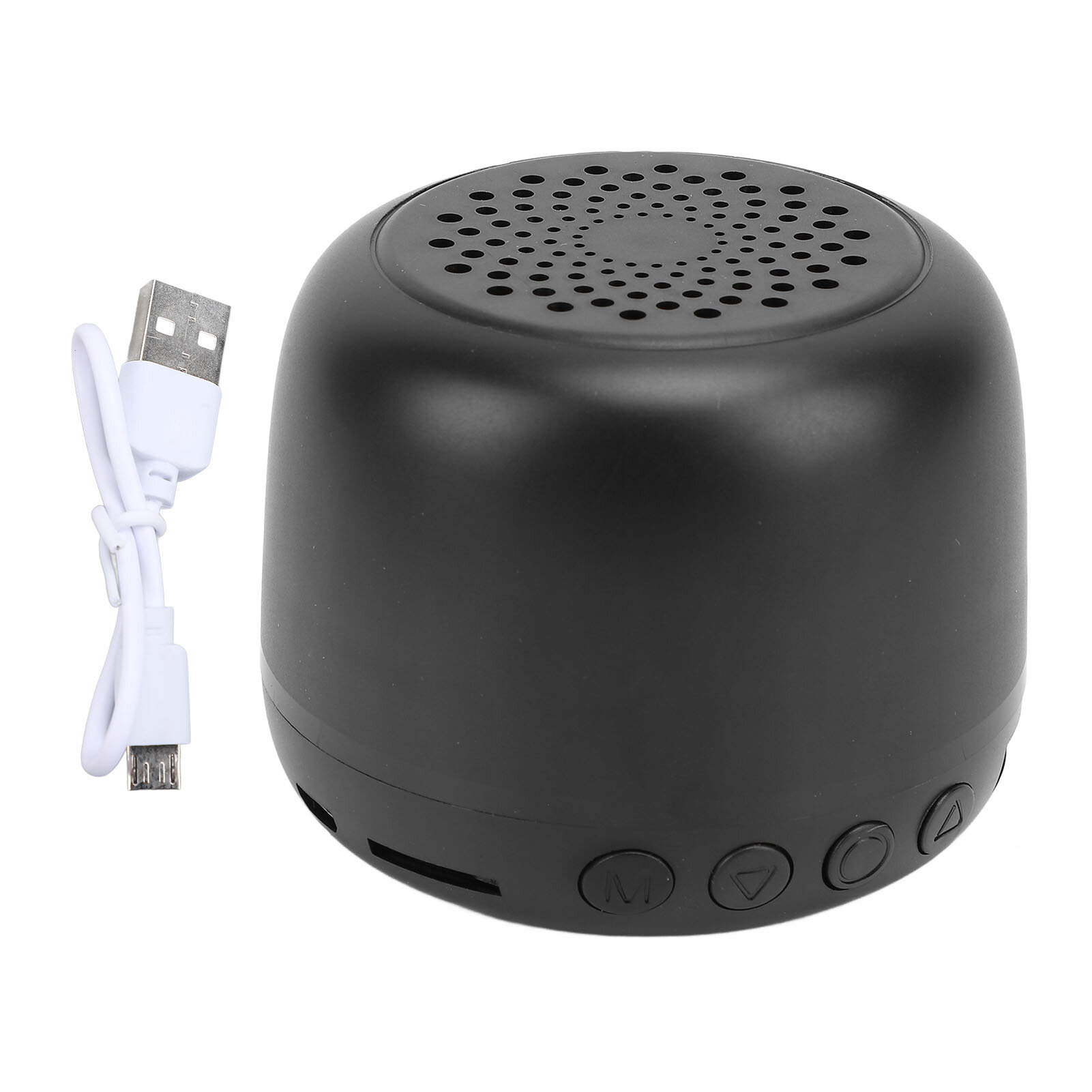 Портативный Bluetooth-динамик, стереозвук, длительный срок службы батареи, карта поддержки U-диска, компактный динамик для вечеринок, путешествий, ноутбука, черный