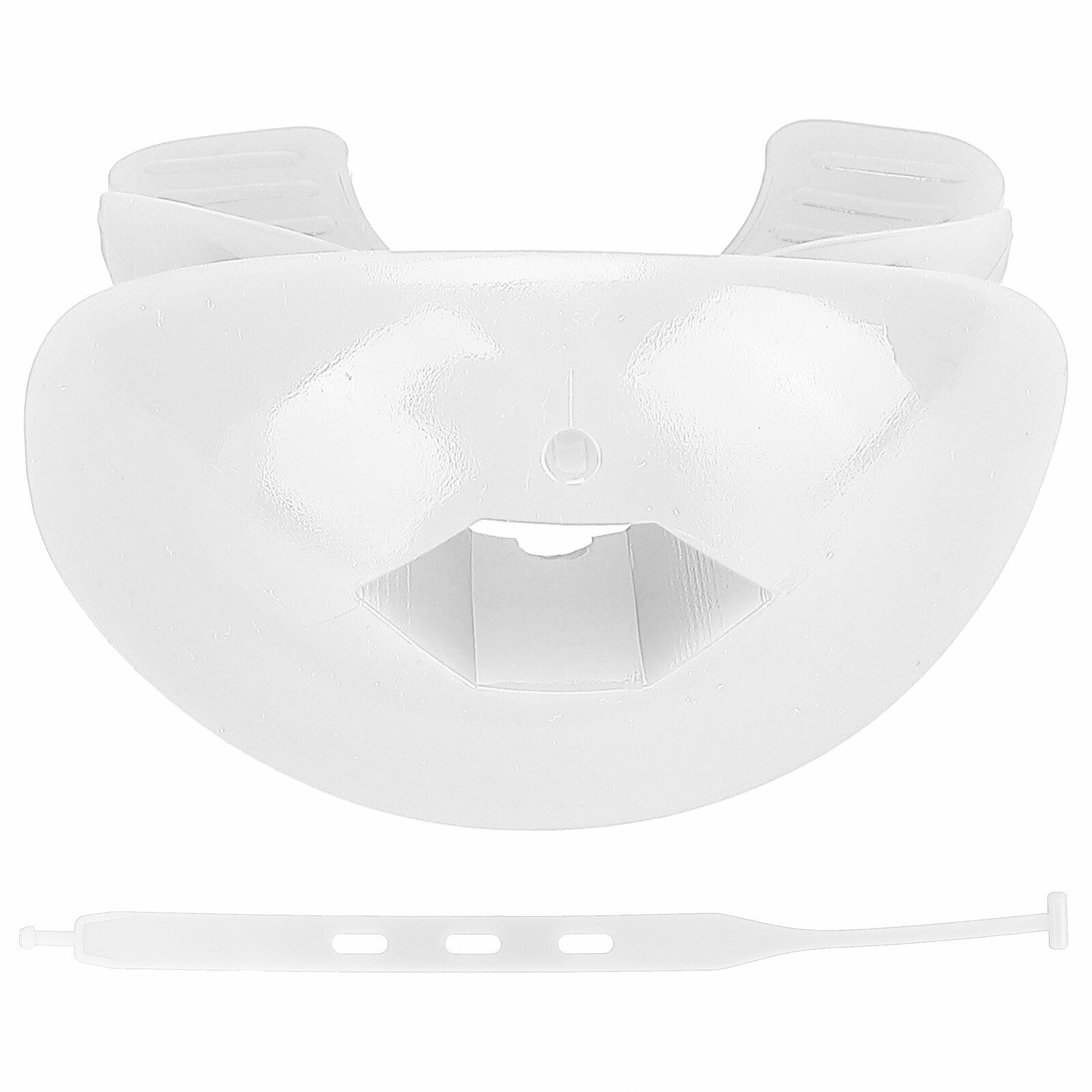 Professional Sports Mouth Protector Football Boxing TPR Teeth Guard for Youth Adults Blanc
