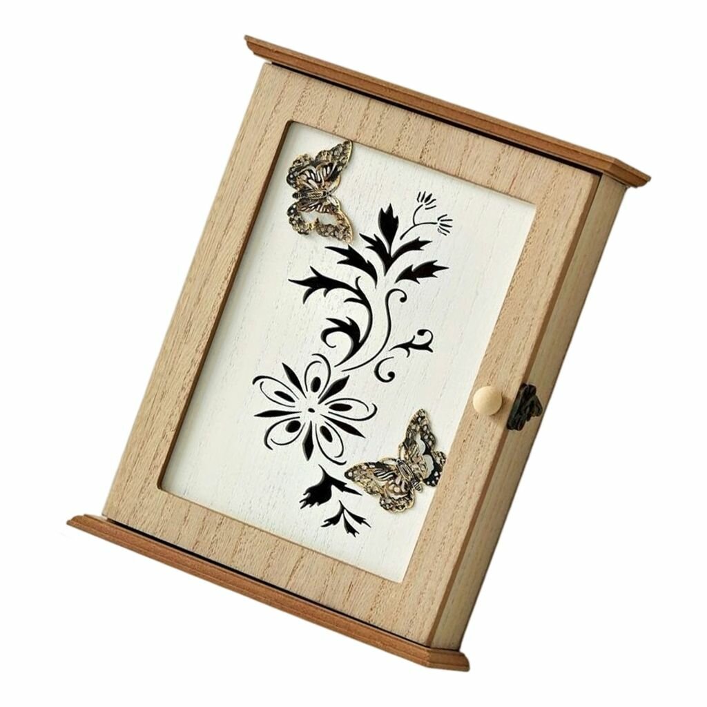 Входная дверь деревянный настенный ящик для хранения ключей ретро-ключ пылезащитный и не теряющийся крючок хранения-B