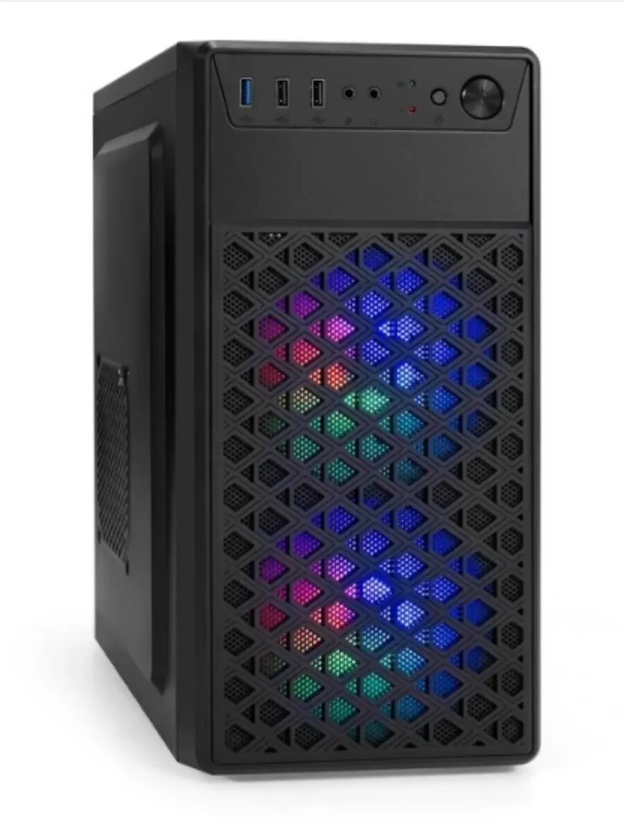 Корпус для ПК EX296979RUS Minitower mEVO-7803 mATX, без БП