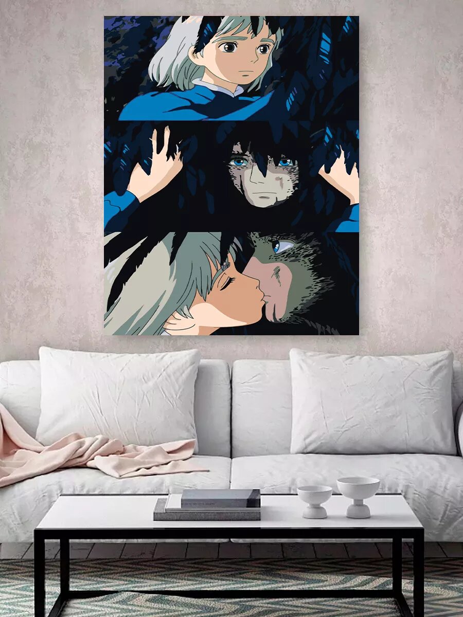 Картина по номерам Аниме