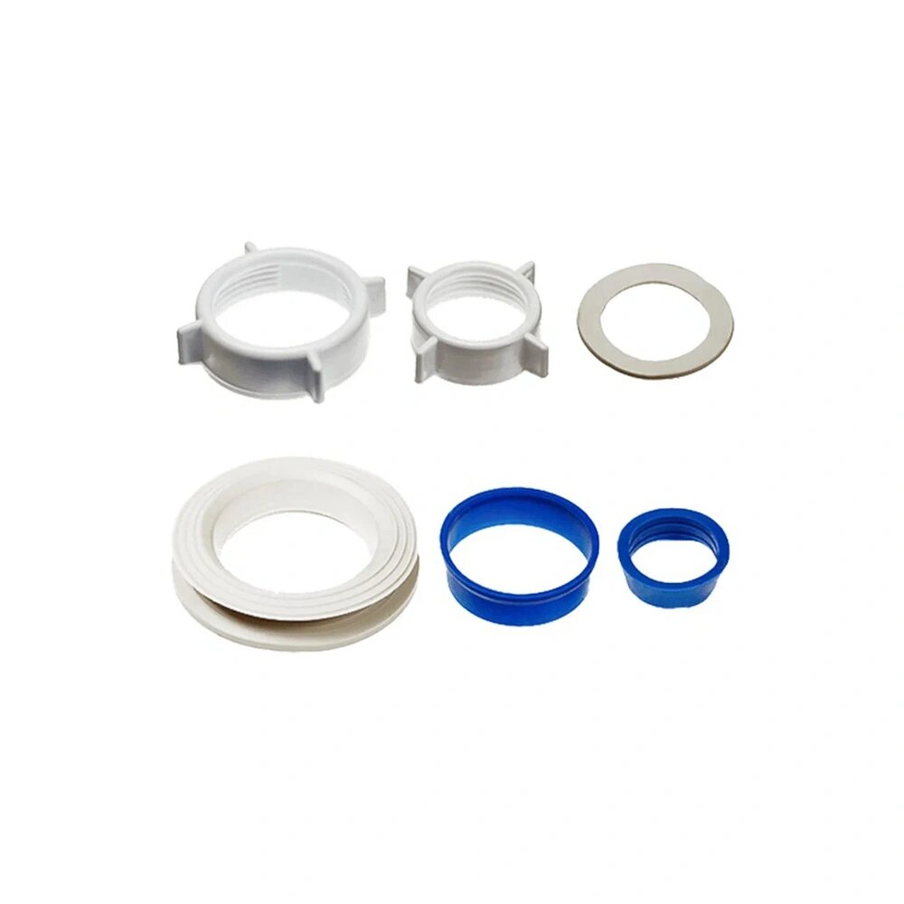 Комплект ремонтный для сифонов Orio РК-7 гайки, прокладки, белый