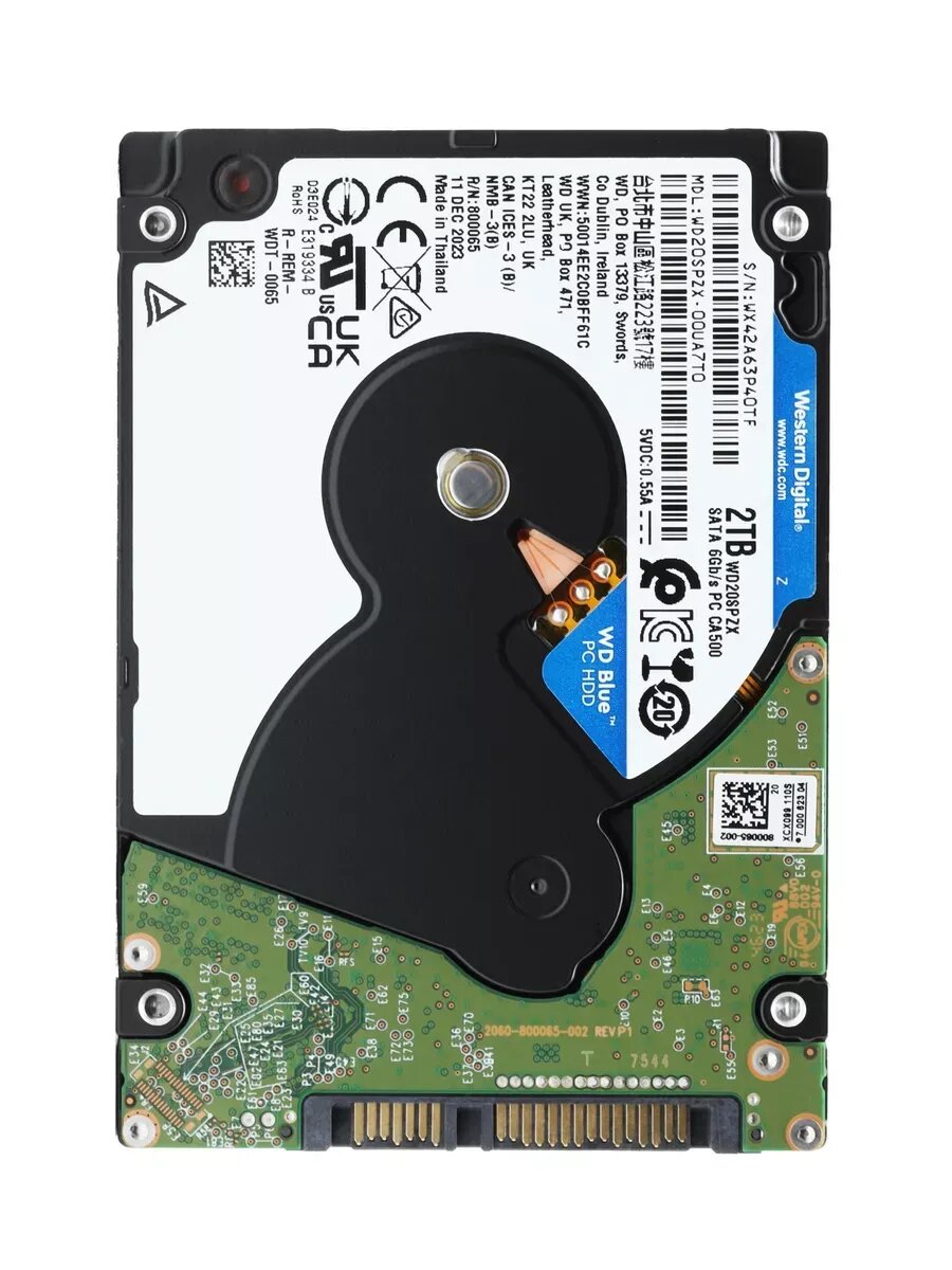 Жесткий диск SATA-III 2Tb 20SPZX Notebook Blue 128Mb 2.5"