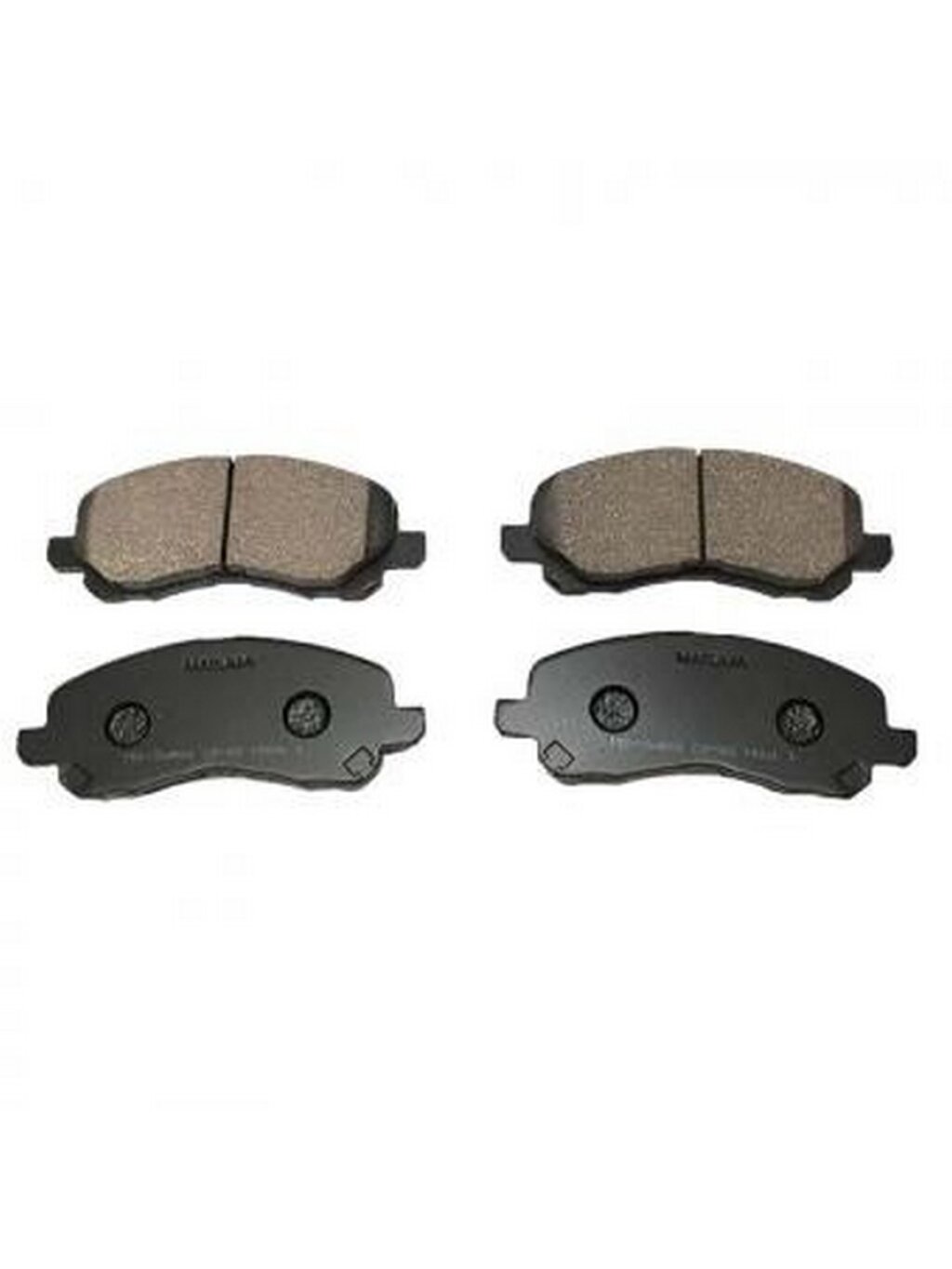 Колодки тормозные дисковые передние Masuma MS-3469