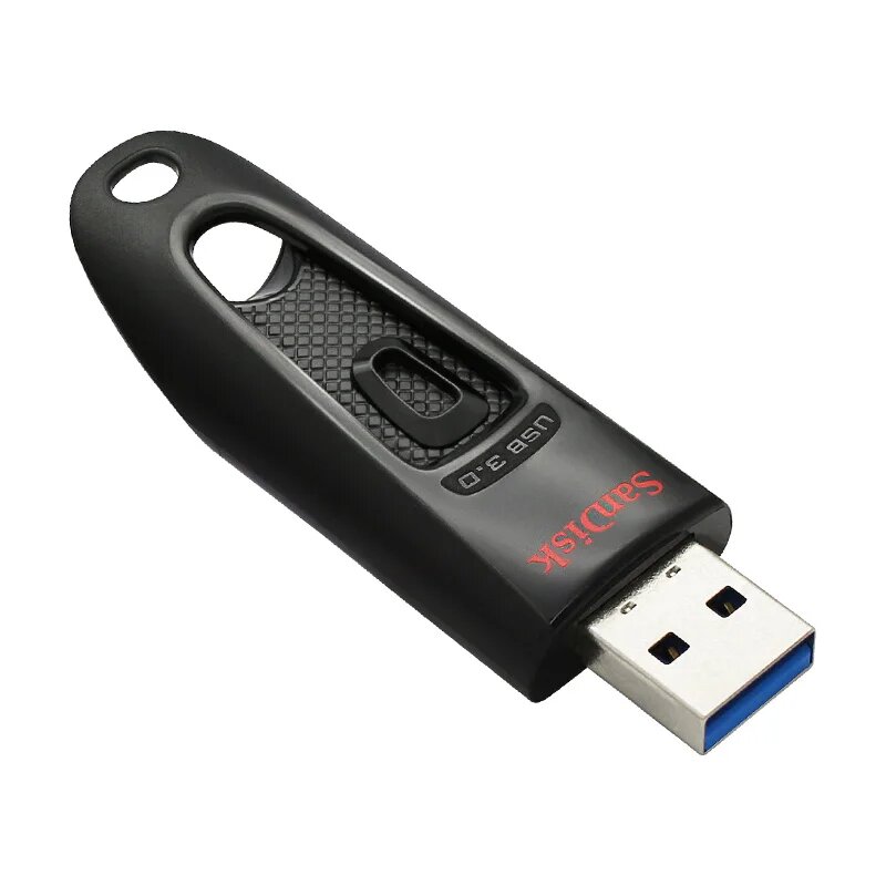SanDisk PenDrive CZ48 черный USB 3.0 флешка 16/32/64/128/256/512 ГБ 16 ГБ
