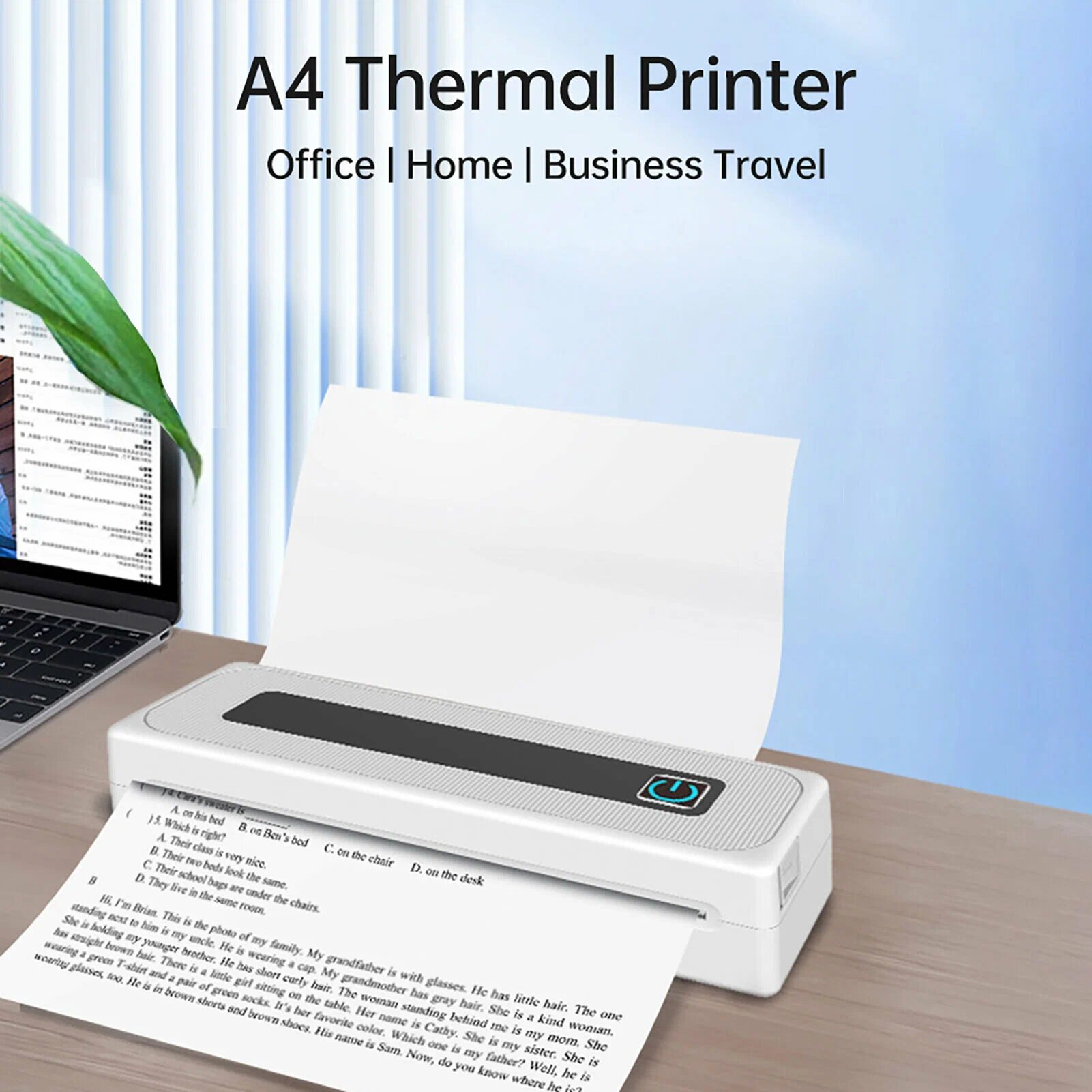 Портативный принтер "Portable Printe", бренд portable printet