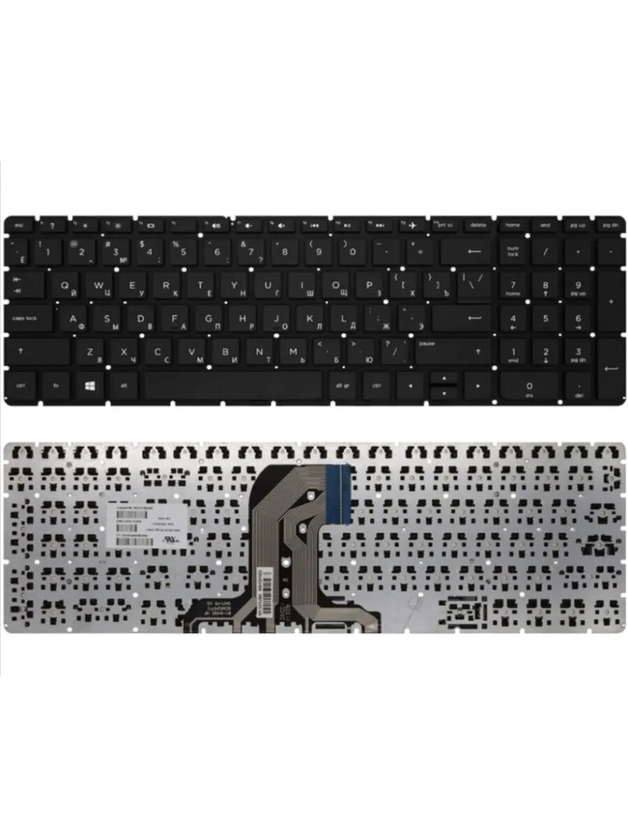 Клавиатура HP BFWFR0ALK79FG3 черная без подсветки
