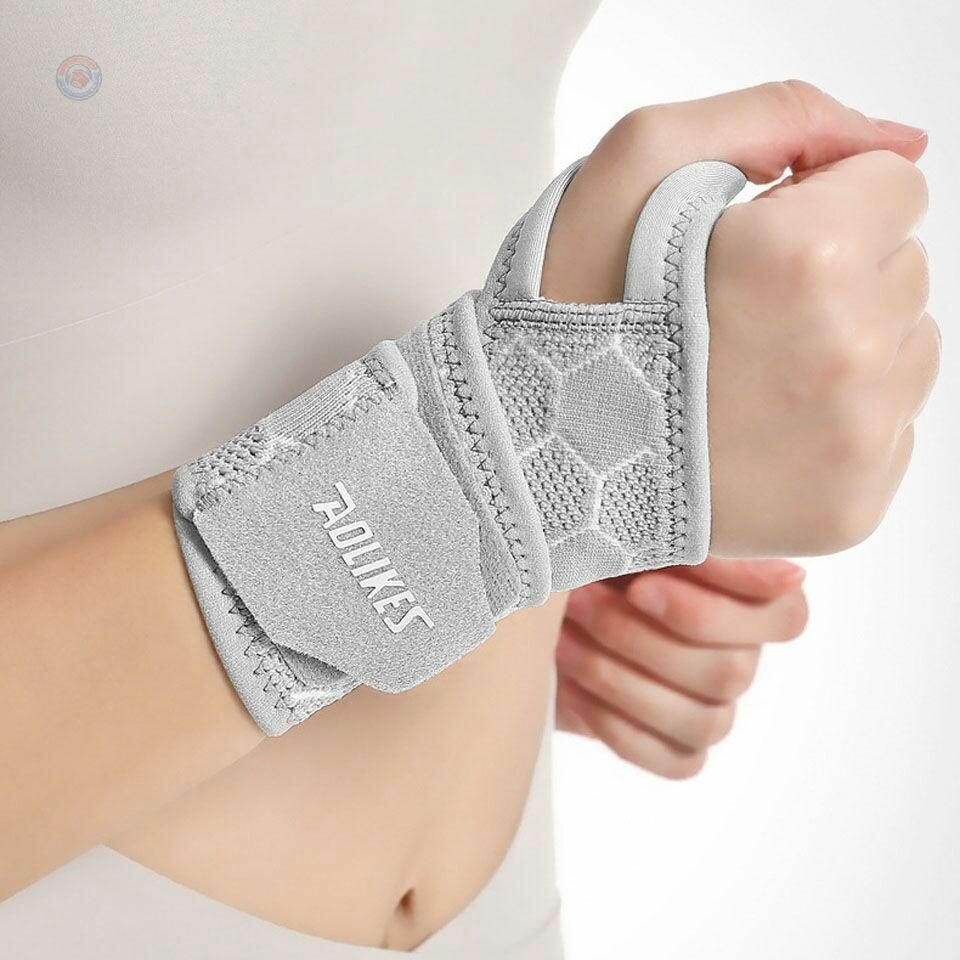 Эластичный спортивный бандаж для запястья с дышащим материалом защита и поддержка при тренировках, фитнесе и тяжелой атлетике