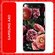 Чехол на Samsung Galaxy A80 / Самсунг Гэлакси A80 с принтом "Бордовые винтажные ...