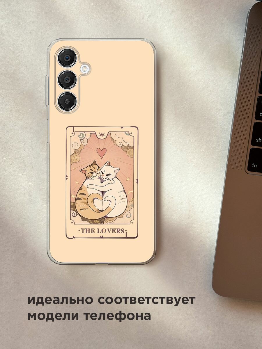 Чехол на Samsung Galaxy A16 / Самсунг А16 с принтом "The lovers cats 1 - 14 февраля" — фото 1