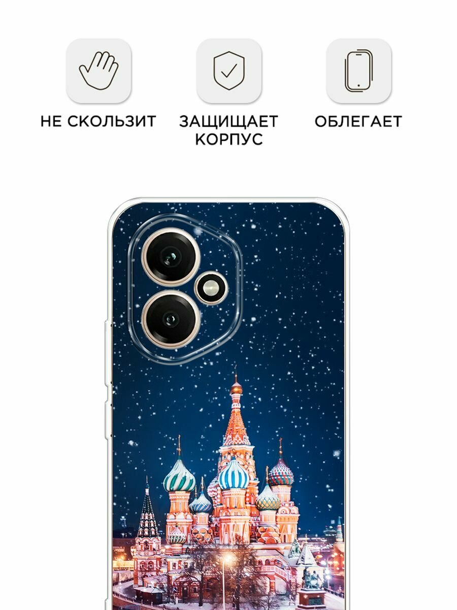 Силиконовый чехол на Honor 400 / Хонор 400 с принтом "Москва 1" — фото 1