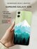 Чехол на Samsung Galaxy A06 / Самсунг Галакси А06 с принтом "Синяя снежная гора"...