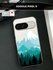 Чехол на Google Pixel 9 / Гугл Пиксель 9 с принтом "Синяя снежная гора", прозрач...
