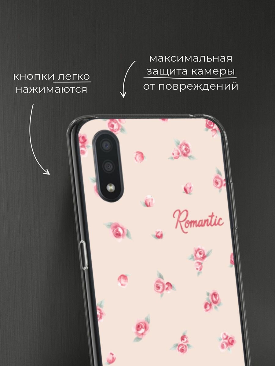 Чехол на Samsung Galaxy A01 / Самсунг Гэлакси А01 с принтом "Romantic" — фото 1