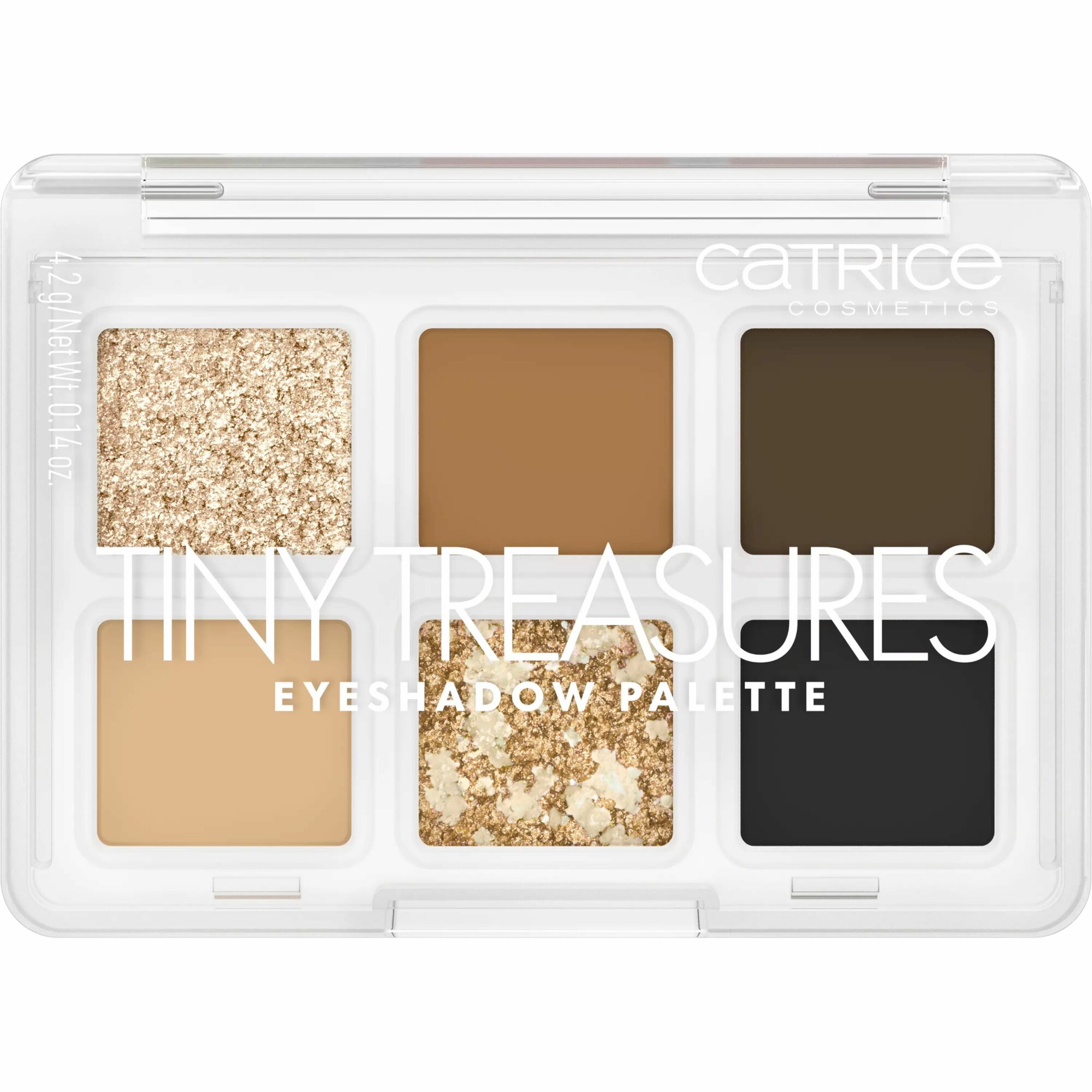 Потрясающая палетка Теней для Век CATRICE (Катрис) Tiny Treasures Eyeshadow Palette - 010 Everyday Essentials (Повседневный Образ)