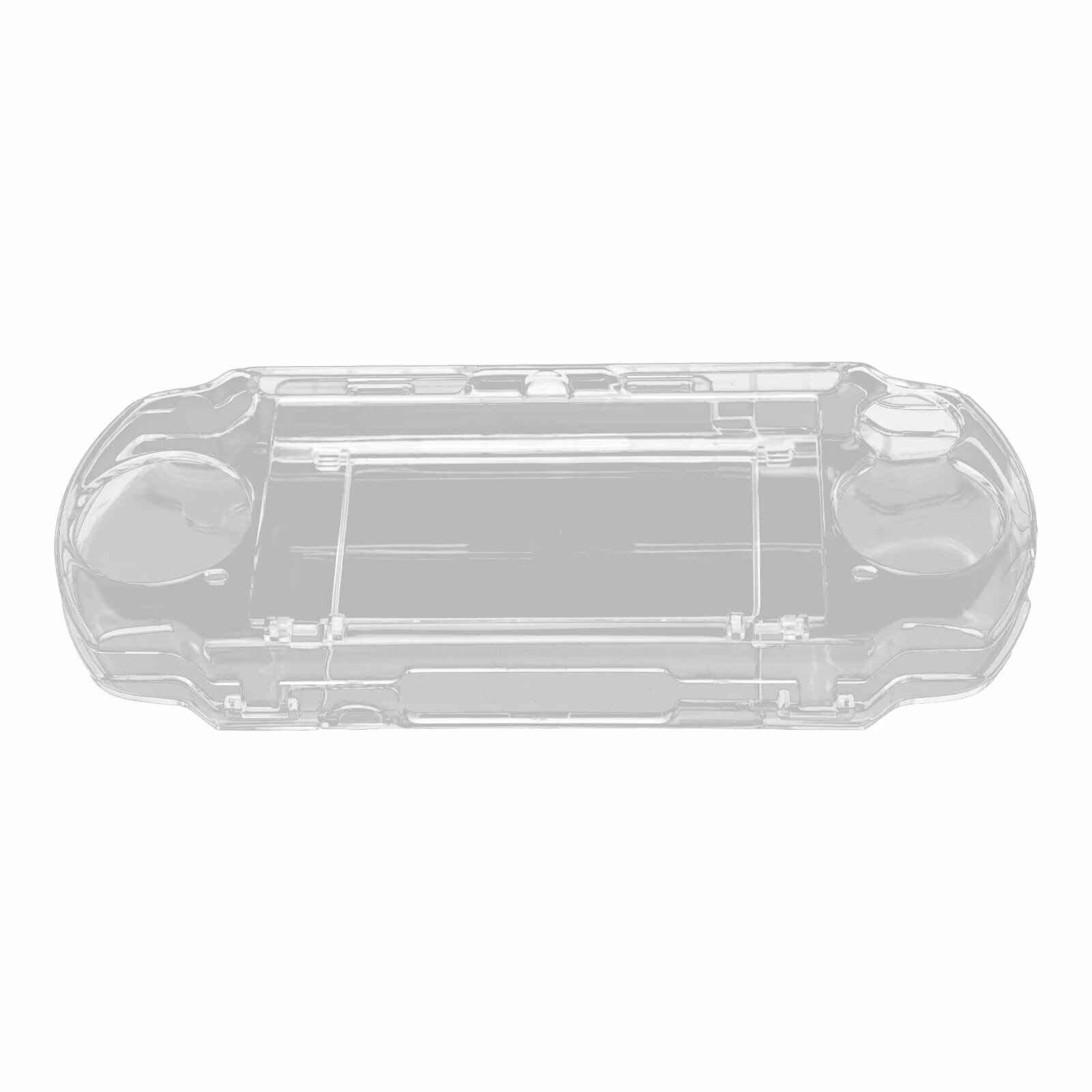 Новый прозрачный жесткий чехол-накладка для Sony PlayStation PSP 2000/3000, кристально прозрачный защитный чехол-футляр с защелкивающимся механизмом