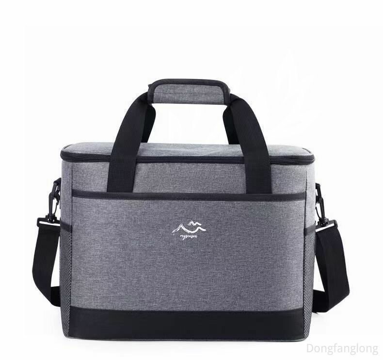 Термосумка 30 литров, сумка-холодильник, серая