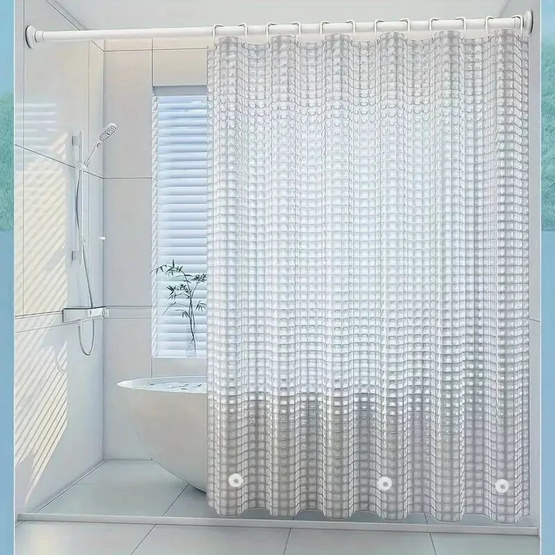 Прозрачная 3D шторка для душа из пэва 1 шт. 120x200cm