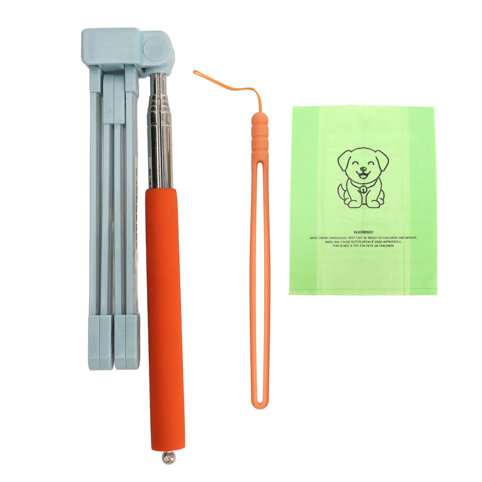 Складной сборщик собачьих фекалий, легко собирать, не нужно сгибать, не нужно прикасаться к собачьему корму. Сборщик фекалий для выгула собак.