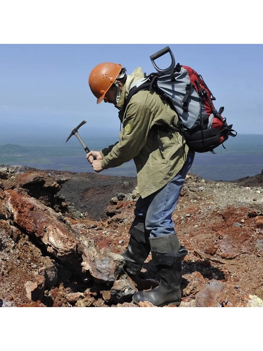 Кирка MINI 400 г, фибергласовая обрезиненная, MATRIX, 21828